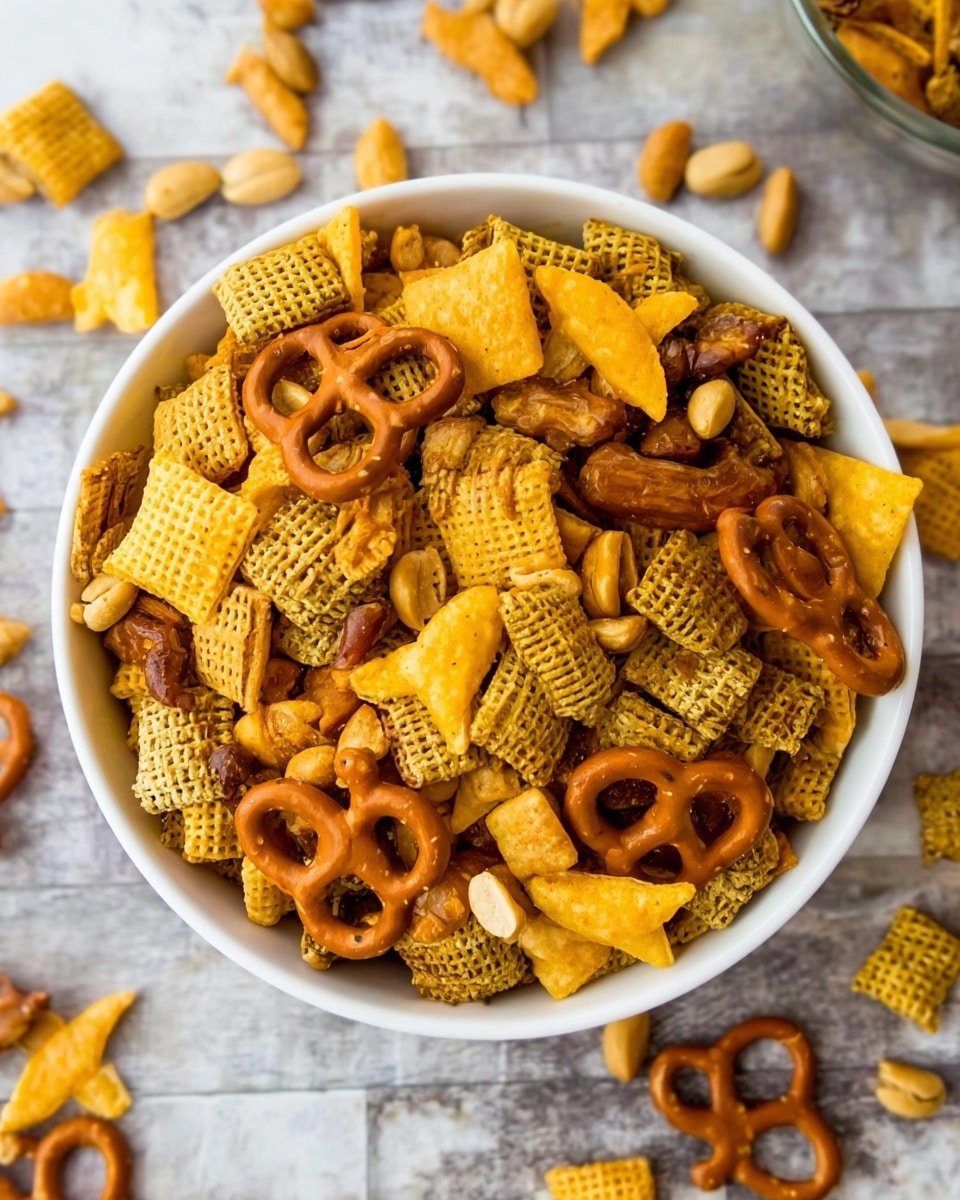 Cheese Chex Mix Recipe | Irresistible Cheesy Snack Mix